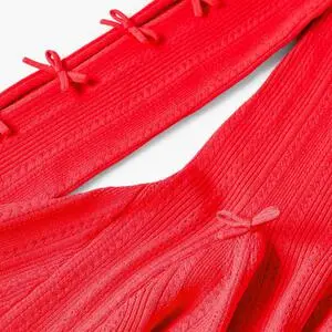 LoveShackFancy Seychelle Mini Dress - Red
