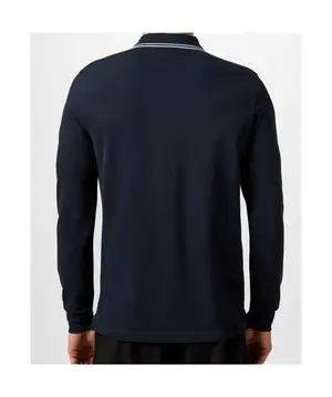 Stone Island Logo Cotton Compass Patch Polo Shirt