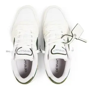 Off-White Calfskin Leather Low Trainers With Arrows Motif