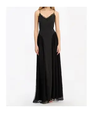 ROTATE BY BIRGER CHRISTENSEN Lacana Spaghetti Strap Maxi Dress