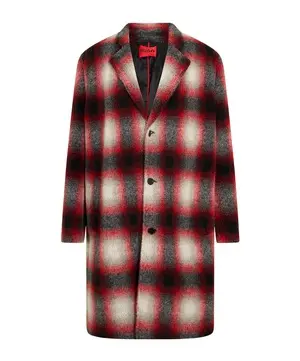 Hugo Boss Merlon2242 Overcoat - Black