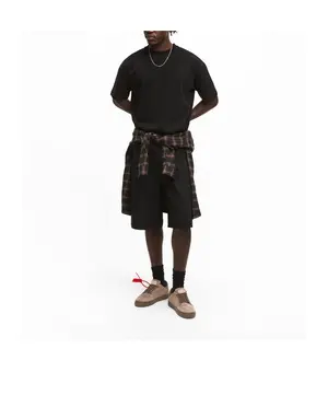 Off-White Suede Canvas Trainers