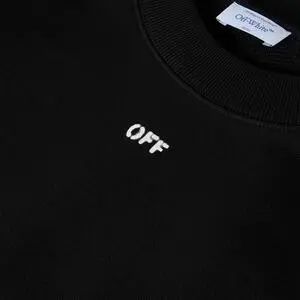 Off-White Crew Sweatshirt - Black