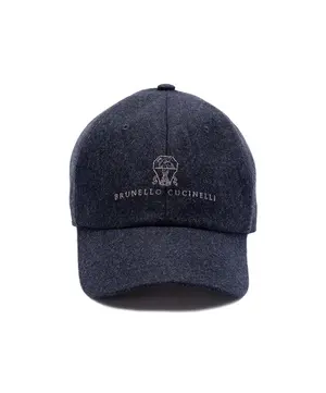 Brunello Cucinelli Embroidered Logo Baseball Cap