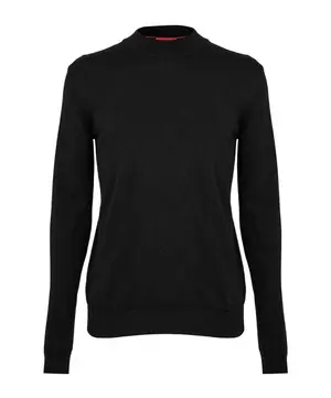 Hugo Boss High-neck Sweatshirt - Black