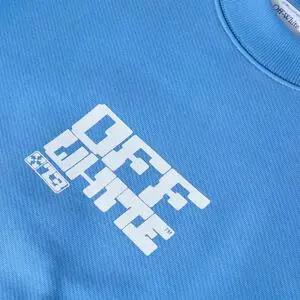 Off-White Crewneck Sweatshirt With Logo Detail