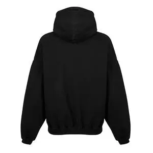 Fear Of God Long-sleeved Hooded Sweatshirt With Logo - Black