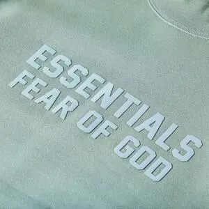 Fear Of God Logo Long-sleeve Sweatshirt - Green