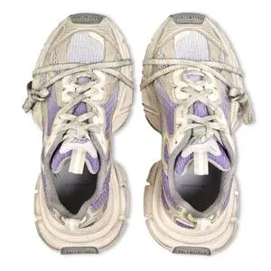 Balenciaga Multicolor Platform Sneakers - Nude