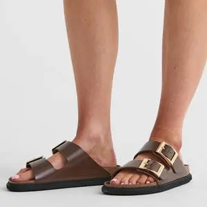 BIRKENSTOCK Glossy Slippers