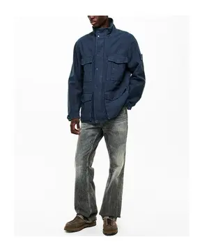 Stone Island Cropped Cargo Field Jacket