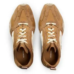 Balenciaga Color-blocked Knit Low-top Sneakers - Nude