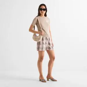 Burberry Horseshoe-shaped Small Bag - Nude
