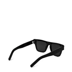 Saint Laurent Rectangle Sunglasses With Engraved Logo Detail