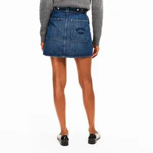 Givenchy Denim Mini Skirt
