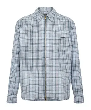 Versace Long-sleeved Printed Shirt - Gray