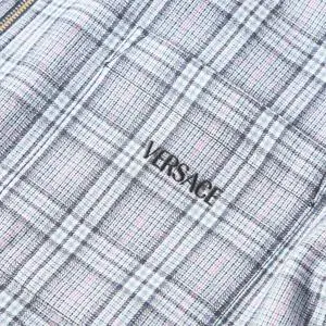 Versace Long-sleeved Printed Shirt - Gray