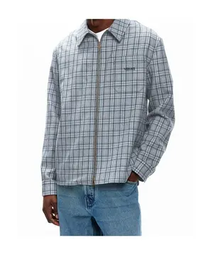 Versace Long-sleeved Printed Shirt - Gray