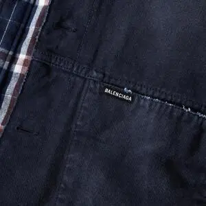 Balenciaga Plaid Shirt Jacket