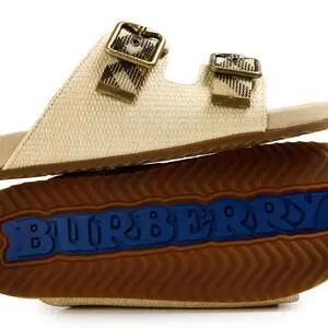 Burberry Urchin Buckle Flat Sandals