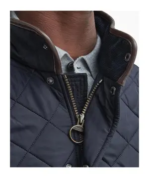 Barbour Powell Quilted Long-sleeve Cotton Jacket