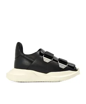 Rick Owens Low-top Trainers With Buckled Straps - Black