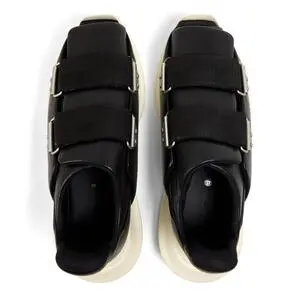 Rick Owens Low-top Trainers With Buckled Straps - Black