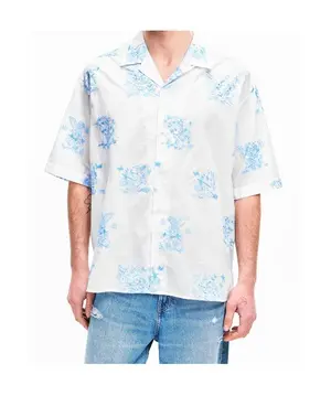 Kenzo Short-sleeved Printed Shirt