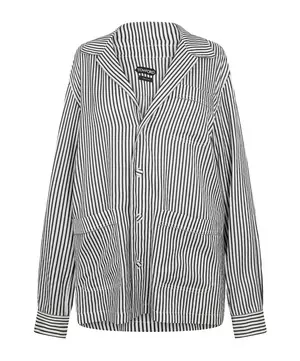 TOM FORD Long Sleeve Printed Shirt - White