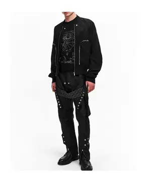 Rick Owens Minimalist Bomber Jacket