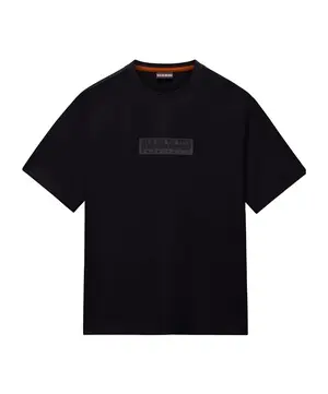 NAPAPIJRI Logo Crew-neck T-shirt - Black