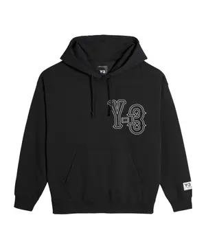 Y3 Comfortable Pullover Hoodie - Black