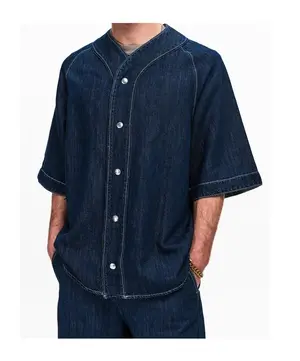 7 For All Mankind Snap Button Denim Shirt