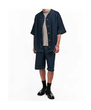 7 For All Mankind Snap Button Denim Shirt