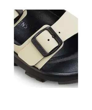 BIRKENSTOCK Cream Slingback Sandals With Lug Sole