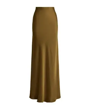 Ralph Lauren A-line Maxi Skirt - Brown