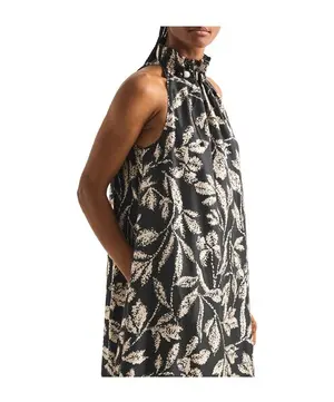 Max Mara Sleeveless High-neck Maxi Dress - Black