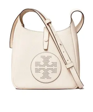 Tory Burch Solid Color Crossbody Bag - White