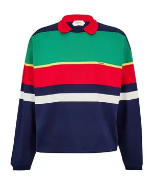 Versace Striped Crew Sweatshirt