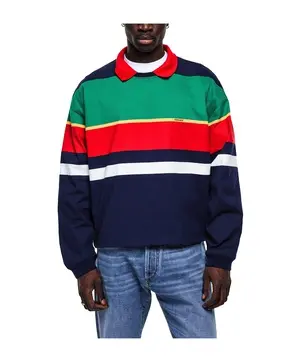 Versace Striped Crew Sweatshirt