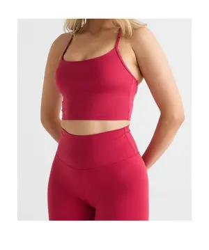 Varley Harley Light-support Wire-free Low-impact Sports Bra - Red