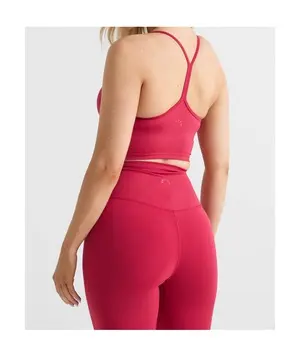 Varley Harley Light-support Wire-free Low-impact Sports Bra - Red