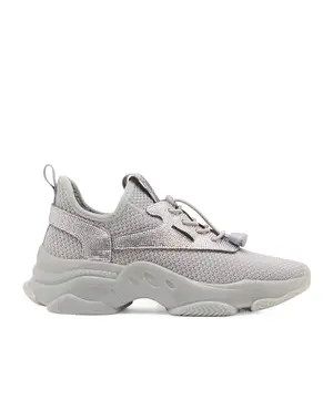 Steve Madden Mesh-paneled Dad Sneakers - Gray