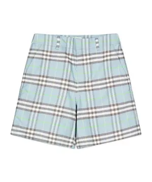 Burberry Plaid Tailored Shorts