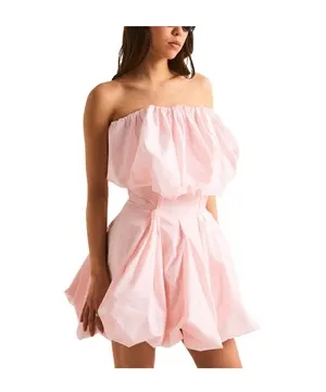 Magda Butrym A-line Mini Dress With Draped Accents