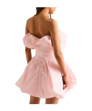 Magda Butrym A-line Mini Dress With Draped Accents