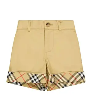 Burberry Check Trimmed Shorts