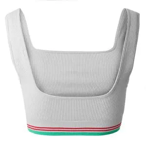 Casablanca Seamless Logo Cropped Tank Top