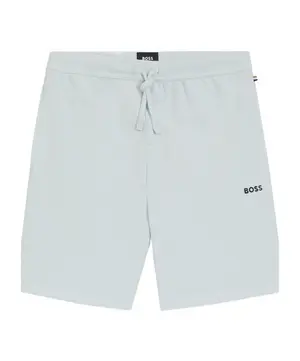 Hugo Boss Boss Waffle Weave Drawstring Shorts - White
