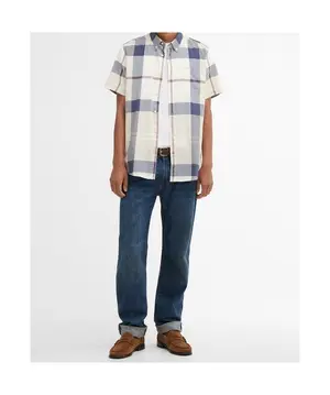 Barbour Short-sleeved Plaid Shirt